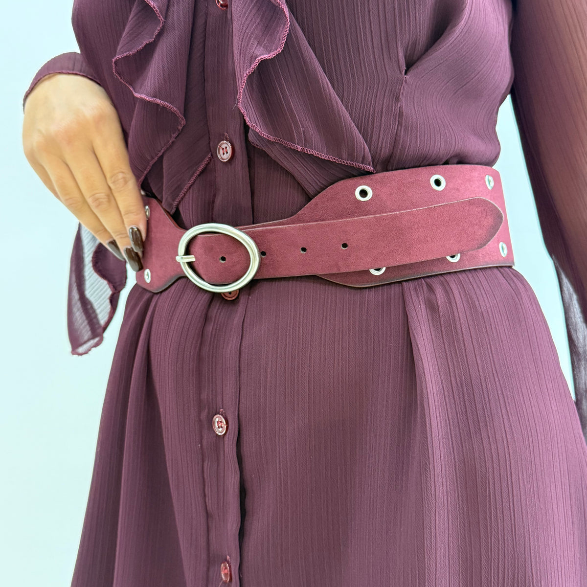 CINTURA MELANY BORDEAUX – Chic Dressing Chic